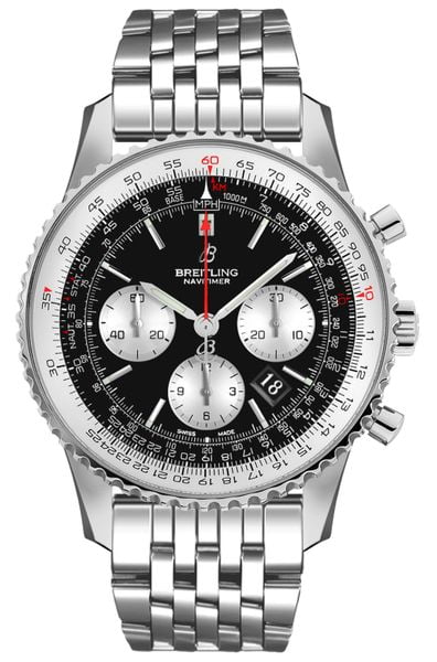 Breitling Navitimer 1 B01 Chronograph 43 Steel Men’s Pilot Watch ...